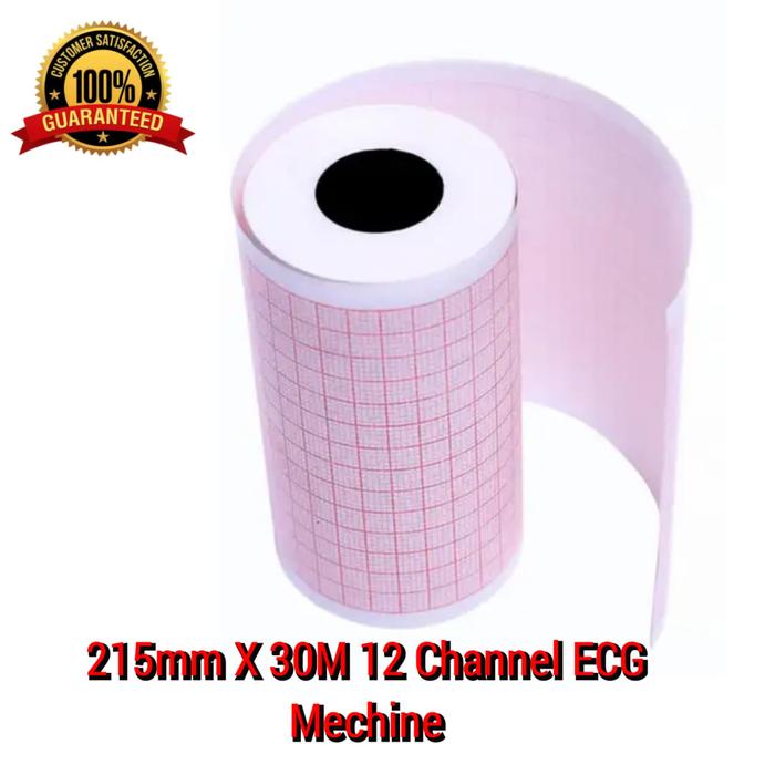 Jual Kertas EKG 215mm x 30m untuk kebutuhan Rumah Sakit dan Klinik 12 ...