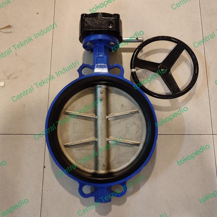 Jual Butterfly Valve 12" inch Model Gear Box Seat EPDM DN 300 - Jakarta ...