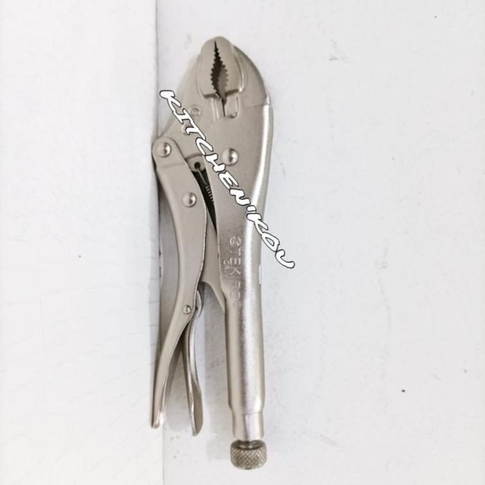 Jual Locking Pliers Curve Tekiro LG0770 / Tang Buaya Bengkok 10" Tekiro ...