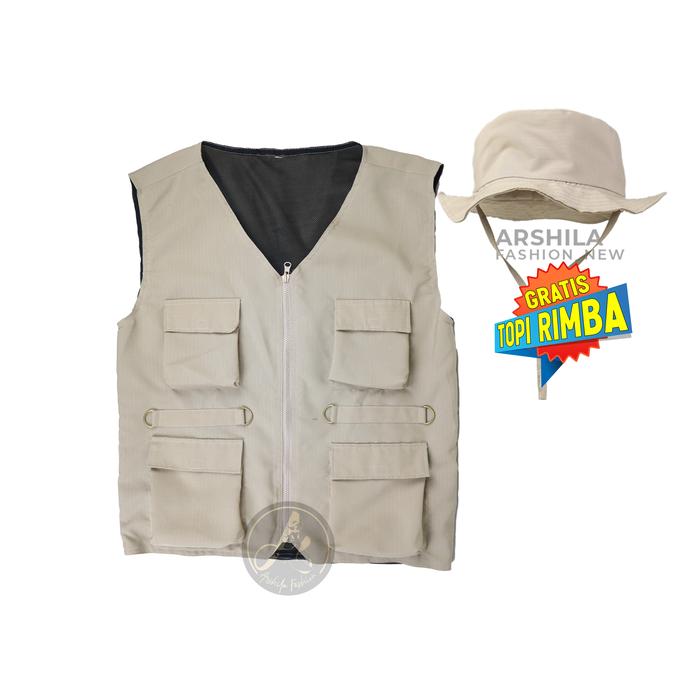 Jual Rompi Lapangan CARGO Dewasa GUNUNG VEST Dewasa Empat saku Free ...