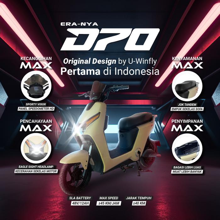 Promo sepeda listrik uwinfly D70 new Cicil 0% 3x - Kota Semarang - U-WINFLY Sepeda Listrik ...