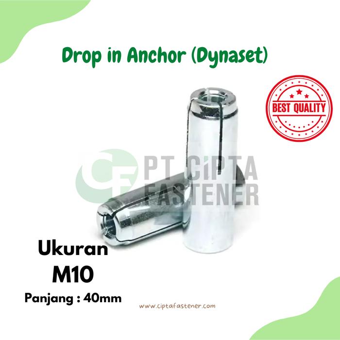 Jual Drop in Anchor M10 dynaset Angkur Carbon Steel - Jakarta Pusat - Cipta Fastener Indonesia ...