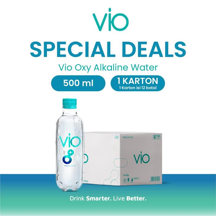 Jual Vio 8+ Oxygen Water 1 Karton (12 pcs) - Kab. Sidoarjo - Tanobel Official Store | Tokopedia