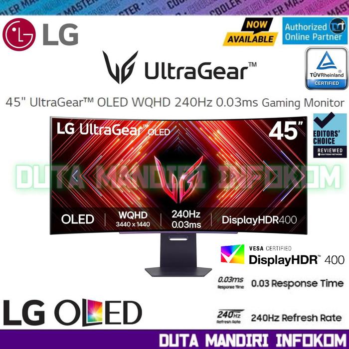 Promo LG UltraGear 45GS95QE-B 45" Inch Curved 800R - OLED WQHD 240Hz 0 ...
