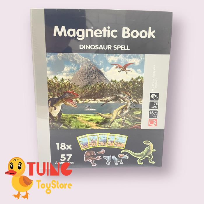 Promo Magnetic Book | Montessori Children Intelligent Magnetic Book 3D ...