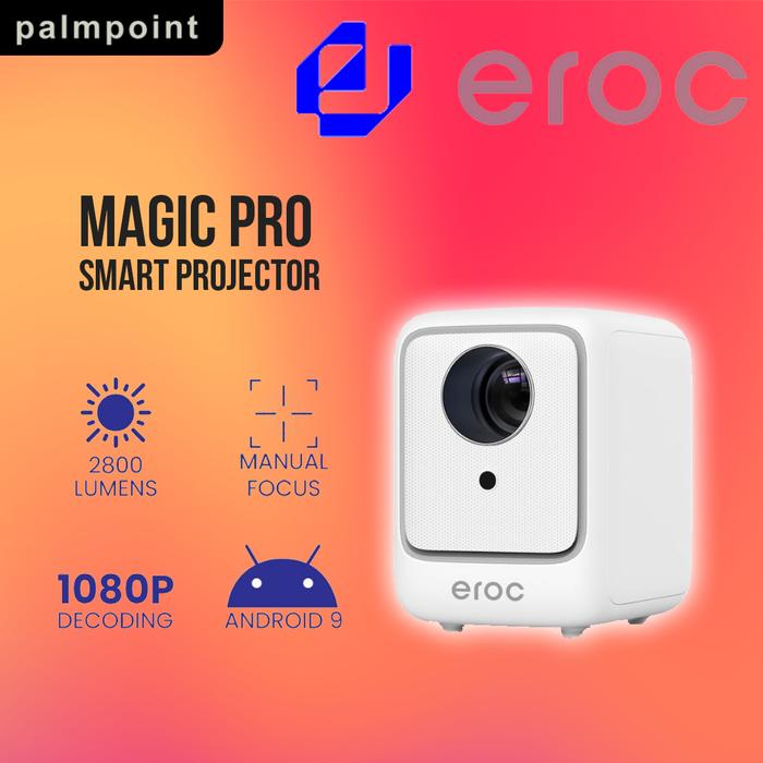 Jual Eroc Smart Android Projector Magic Pro Hd Decoding 4k 2800 Lumens Jakarta Selatan