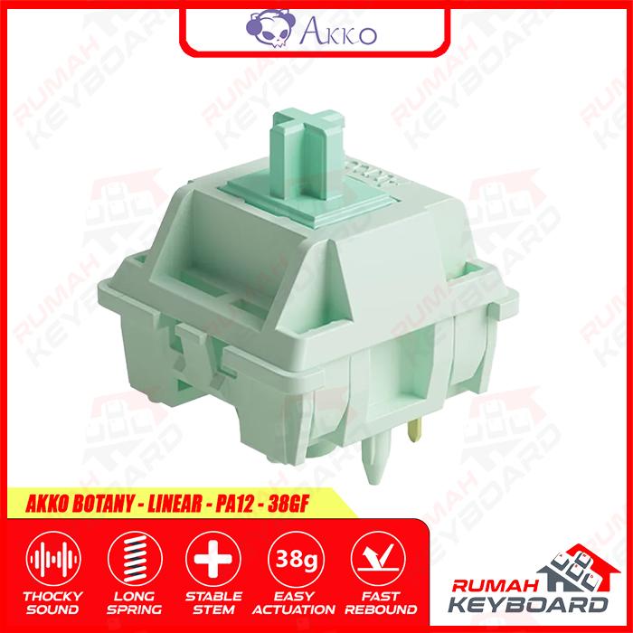 Jual SWITCH - AKKO BOTANY SWITCH - 5 PIN - 38g - PCB MOUNT - LINEAR ...