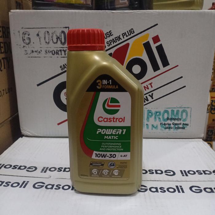 Jual Oli Castrol Power 1 Matic 10W 30 800 ML Oli Motor Matic Original ...