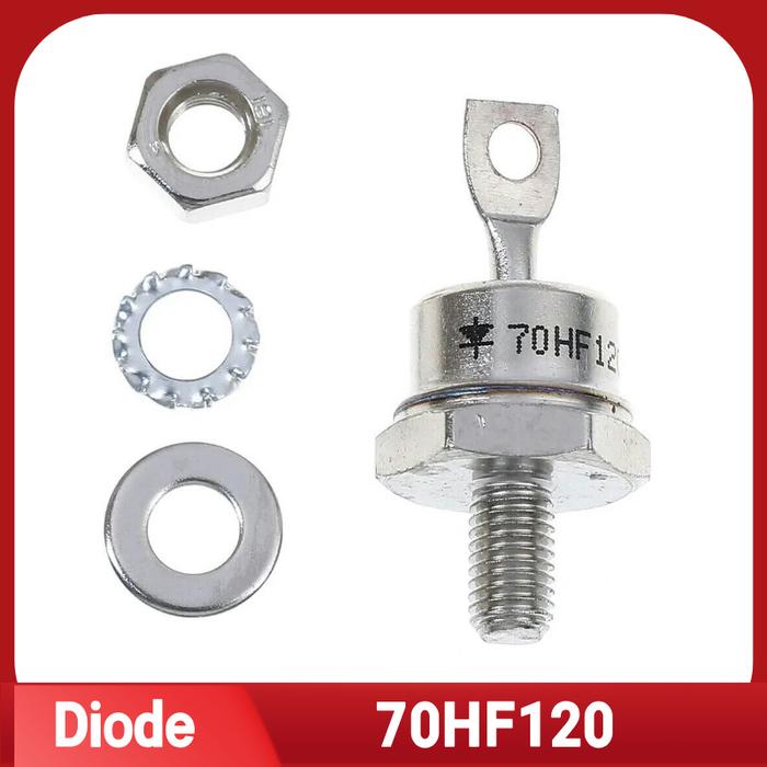 Jual 70HF120 Dioda diode stud baut 70HF 120 Rectifier Diode 70A 1200V ...