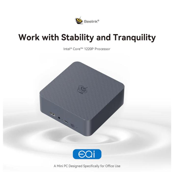 Jual Mini PC Beelink EQi12 Intel Core i3 1220P 24GB LPDDR5 512GB SSD NVMe Dual LAN WiFi6 HDMI ...