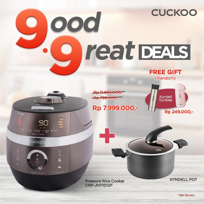 Promo CUCKOO IH Twin Pressure Rice Cooker 1.8 L CRP-JHT1012F Magic Com ...