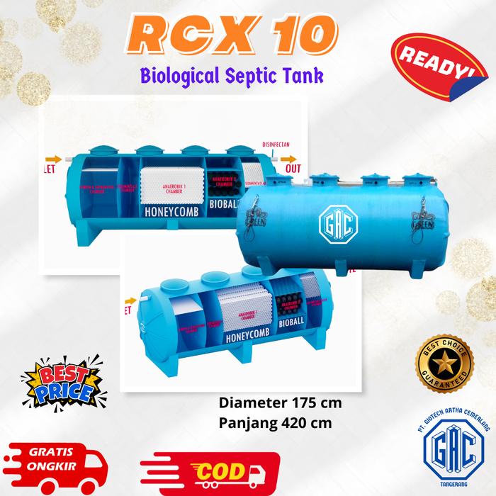 Jual Bio Septic Tank Silinder RCX 10-Volume 10000 Liter, Biotech Biofil ...