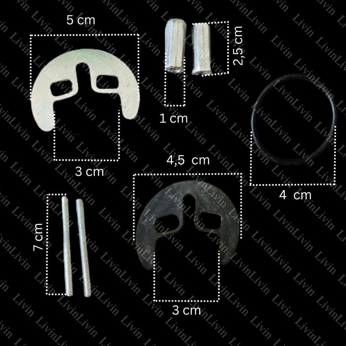 Jual Baut kran wastafel air panas dingin tipe universal 2 lubang ...