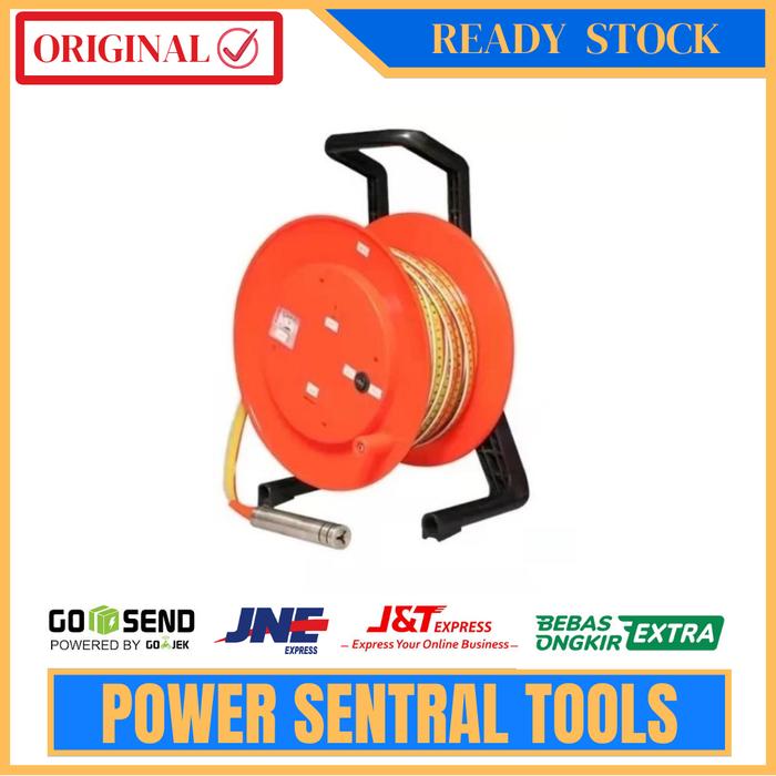 Jual Water Level Dip Meter Sensor Tinggi Muka Air Tanah Sumur Bor -100m ...