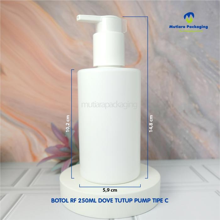 Jual BOTOL RF DOVE 250ML TUTUP PUMP TIPE C / Kemasan Pump Twistlock ...