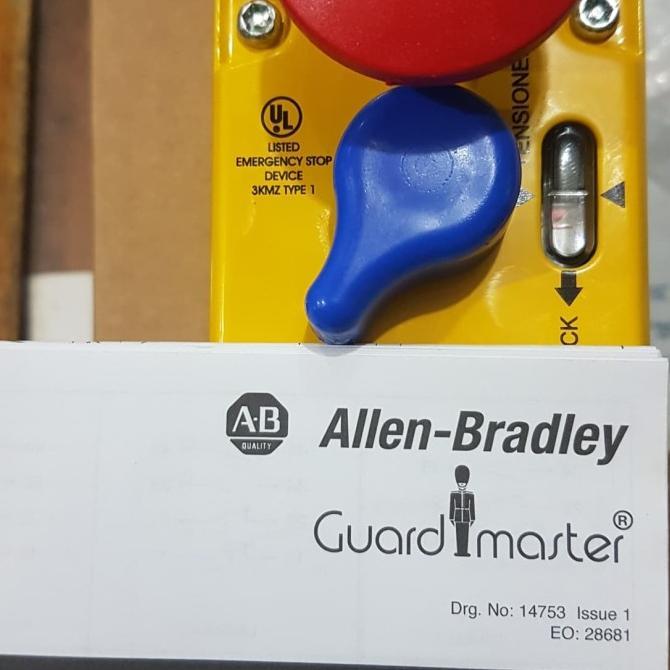 Jual Allen Bradley 440E Lifeline 4 Cable Pull Safety Switch Guard ...