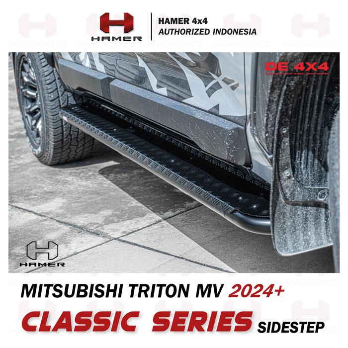 Jual HAMER Sidestep Mitsubishi Triton MV 2024+ Classic Series ORIGINAL ...