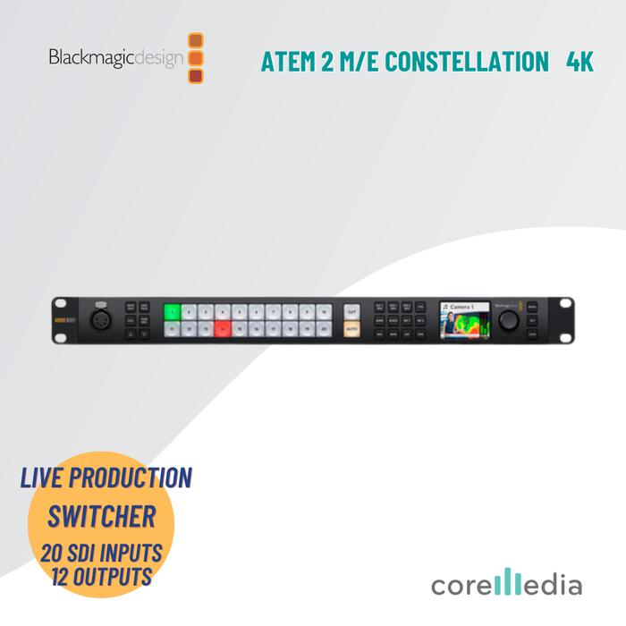 Promo Blackmagic Design ATEM 2 M/E Constellation 4K Live Production ...
