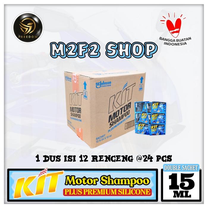 Jual KIT Wash Motor Shampoo Premium Silicon Double Sachet - 15 ml ...