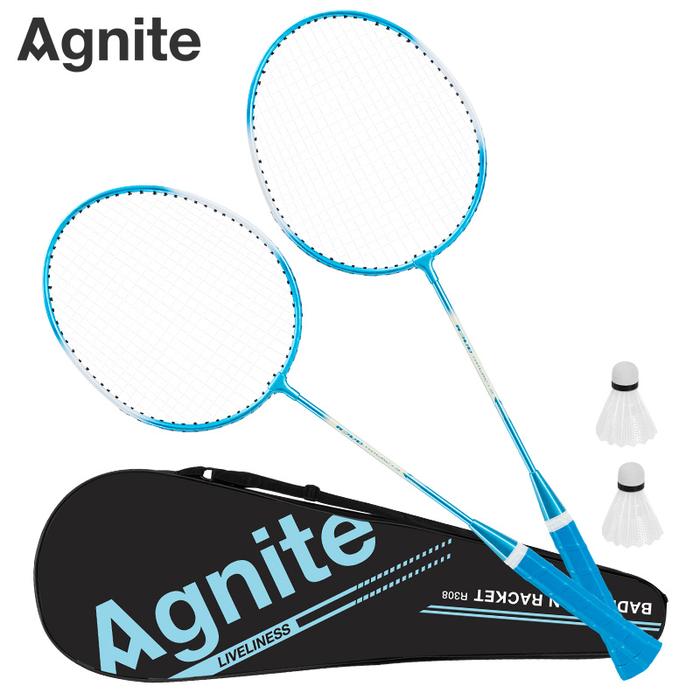 Promo Agnite Raket Badminton/Raket Bulutangkis Warna Pastel Iron Split ...