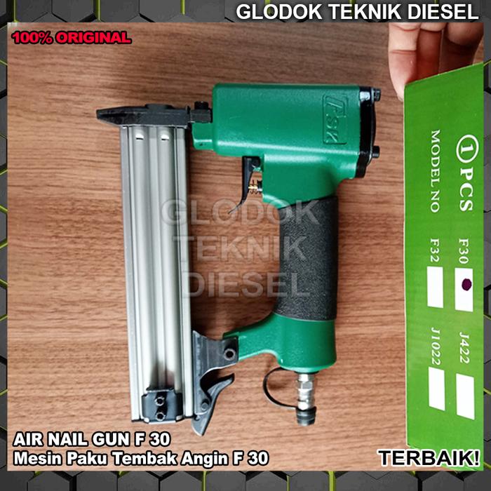 Jual Mesin Air Nailer Gun F30 Alat Paku Tembak Lurus Tembok Beton Angin Kompresor Concrete ...