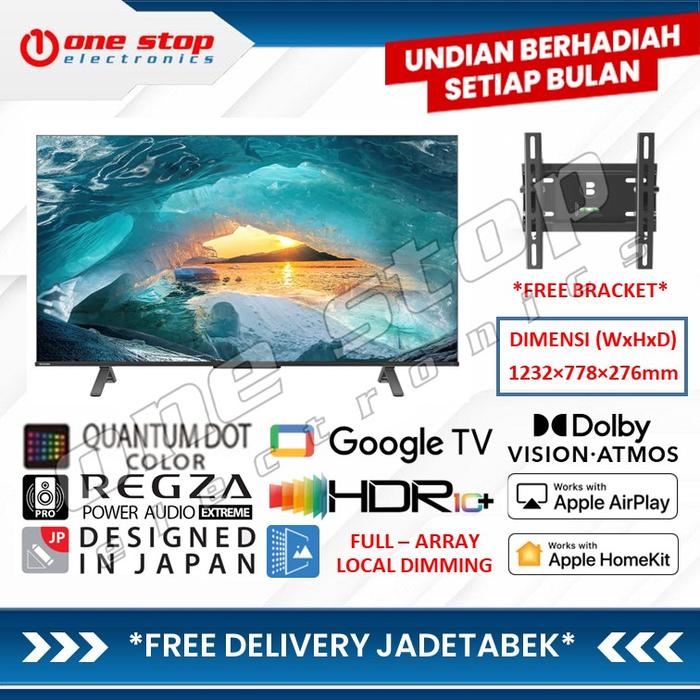Promo TOSHIBA 55M550MP / 55 M550M QLED 4K UHD HDR10+ Google TV 55 Inch Cicil 0% 3x - Jakarta ...
