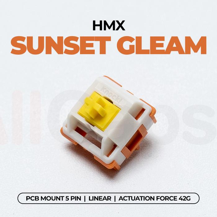 Jual HMX Sunset Gleam 48g Linear Switch PCB Mount - Jakarta Utara ...