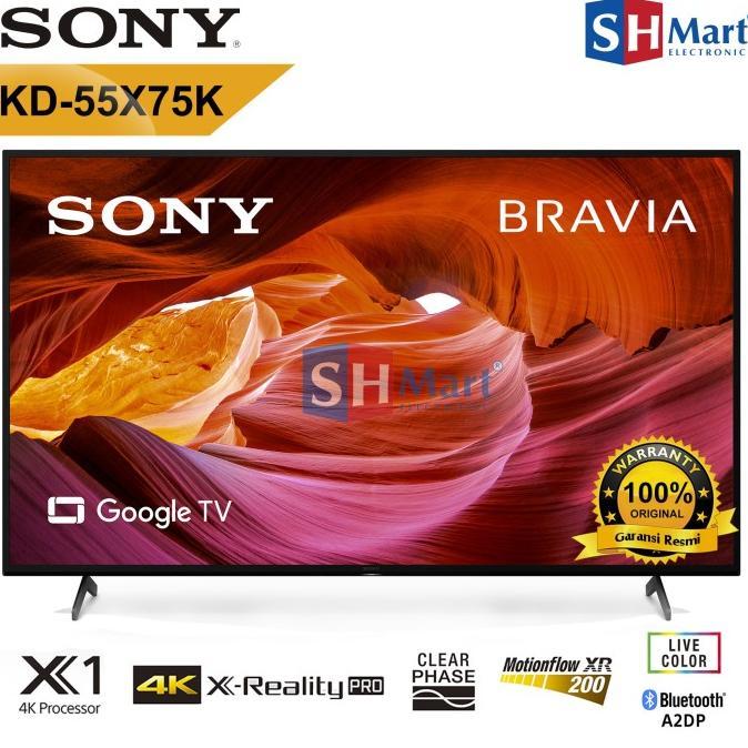 Jual Sony Android Tv 55 Inch X75K 4K Ultra HD Google TV KD-55X75K ...