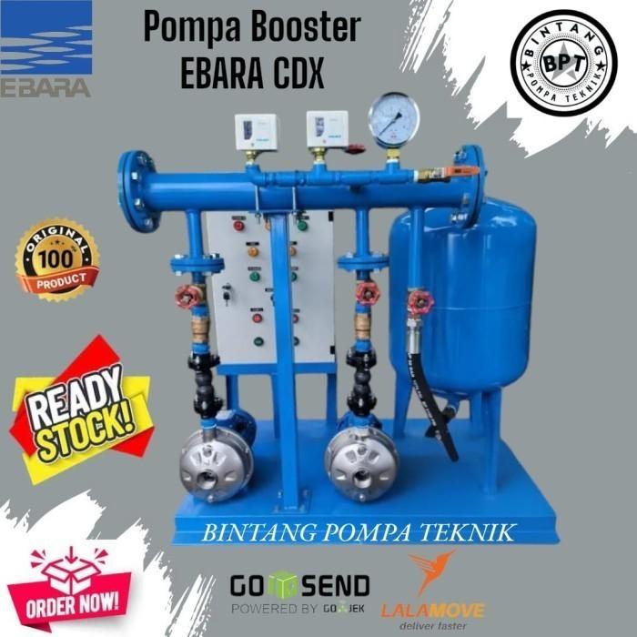Jual Pompa Booster EBARA CDX 120/12 2x 0,9KW 1/2HP 380V System Inverter - Jakarta Barat ...