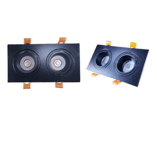 Jual Rumah Lampu Spotlight Halogen Double Fitting MR16 LED 7w 7 watt ...