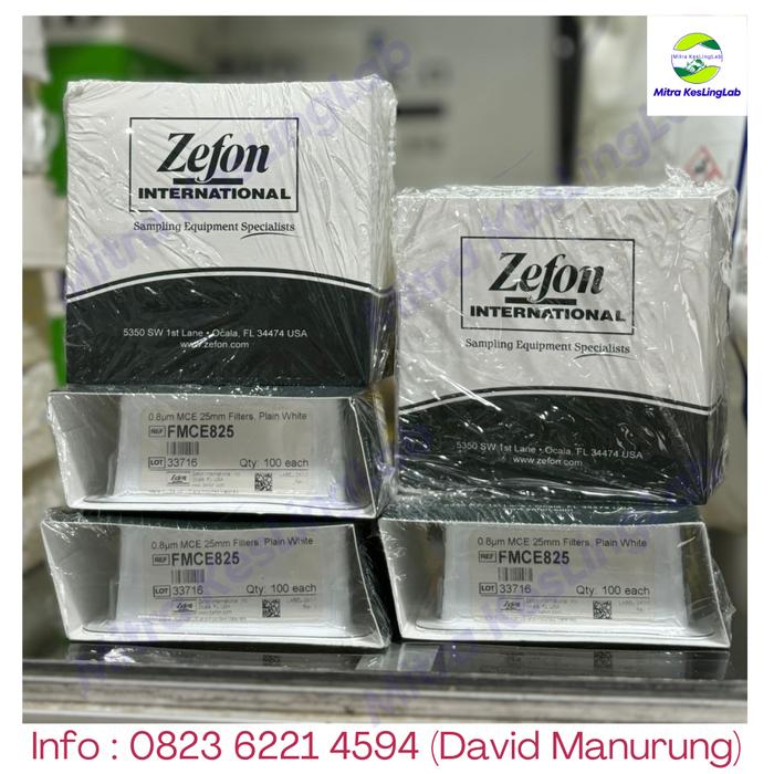 Jual Filter Paper MCE (FMCE825) / Media Air Sampler / Zefon Filter ...