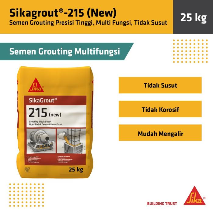 Jual Sika Sikagrout 215 New Semen Grouting Beton Concrete Pondasi 25kg - Kota Surabaya - Sika ...