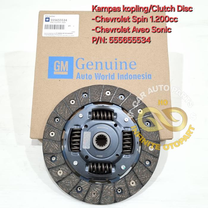 Jual PLAT KAMPAS KOPLING CLUTCH DISC CHEVROLET SPIN 1.2 AVEO SONIC ...