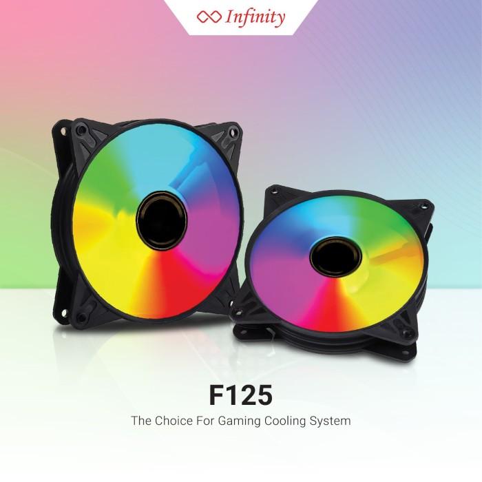 Jual Fan Case 12CM Infinity Rainbow Dash V2 RGB LED Fan Casing 120mm ...