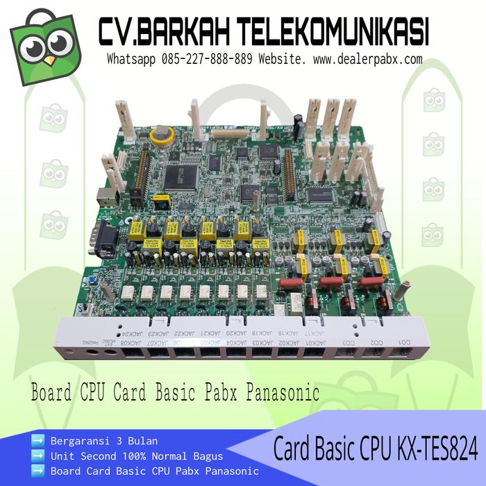 Jual Card Basic CPU Pabx Panasonic KX-TES824 / KX-TEM824 - Kota Bekasi ...