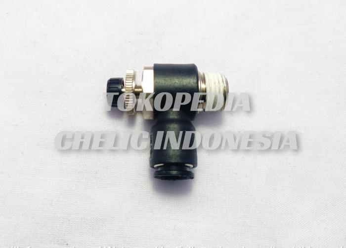 Jual PNEUMATIC FITTING SPEED CONTROLLER 6MM PORT M5" QSC-06-M5 CHELIC - Kota Surabaya - CHELIC ...