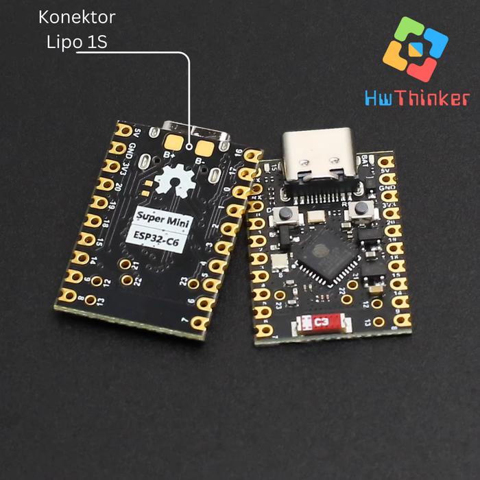 Jual Super Mini ESP32-C6 RISC-V Tiny Core Board WIFI 6 Zigbee Thread ...