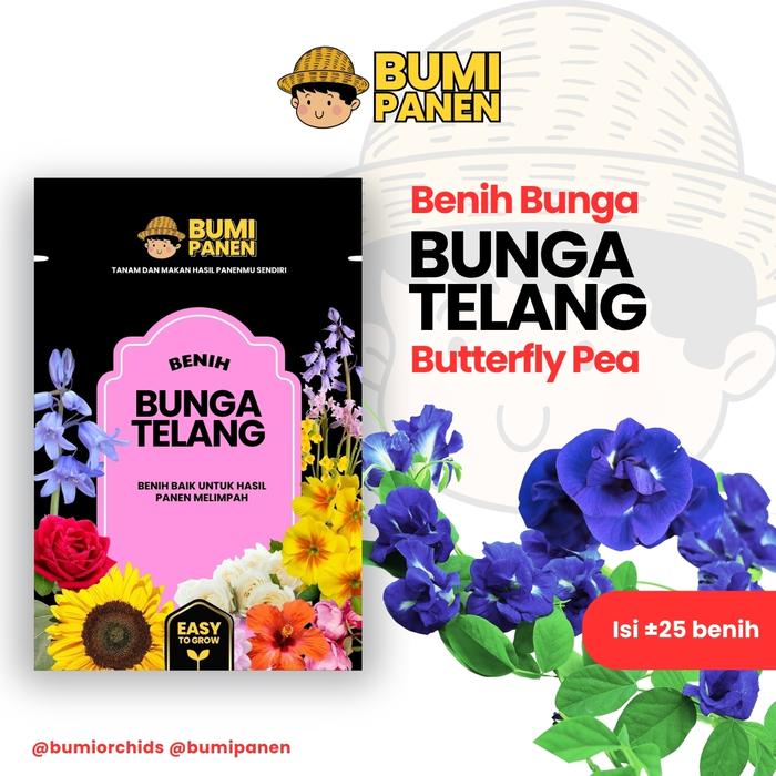 Jual Benih Bunga Telang / Butterfly Pea | Bumi Panen Seed Benih ...