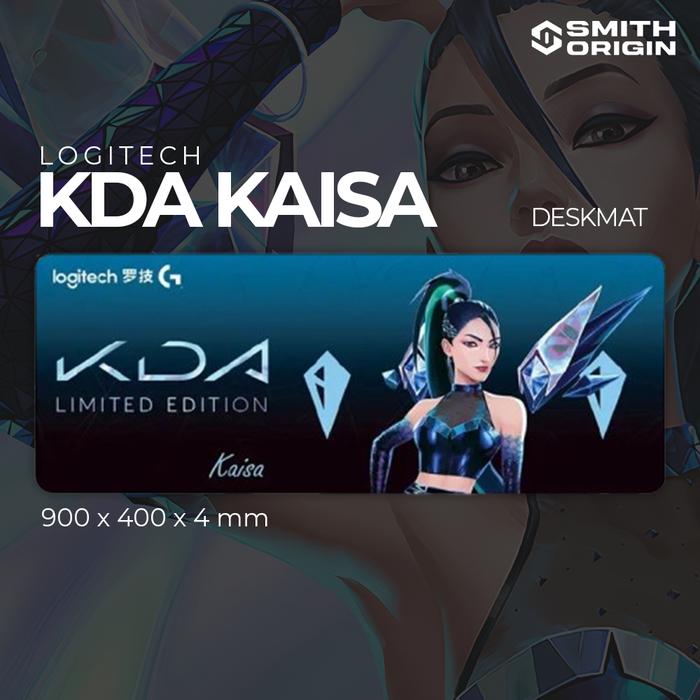 Promo Logitech KAISA KDA Limited Edition Extra Large (XL) Gaming Mouse Pad Deskmat - Kab ...