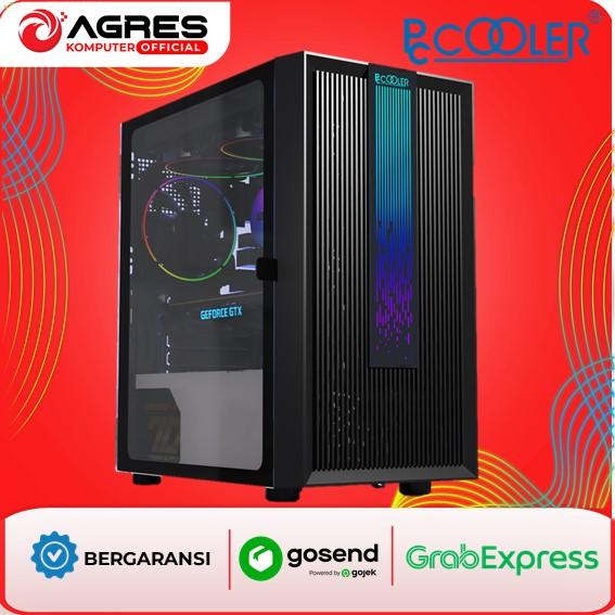 Jual CASING PCCOOLER / PC COOLER Platinum LM200 MESH RGB - mATX BLACK ...