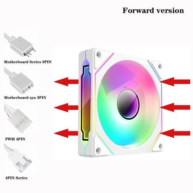 Jual ICE Whale Prism 4PRO ARGB 120mm 12cm PWM Fan Case Infinity Mirror ...