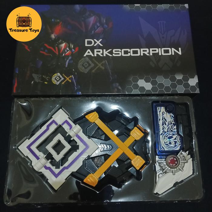 Jual dx ark scorpion unit progrise key kamen rider zero one recast ...