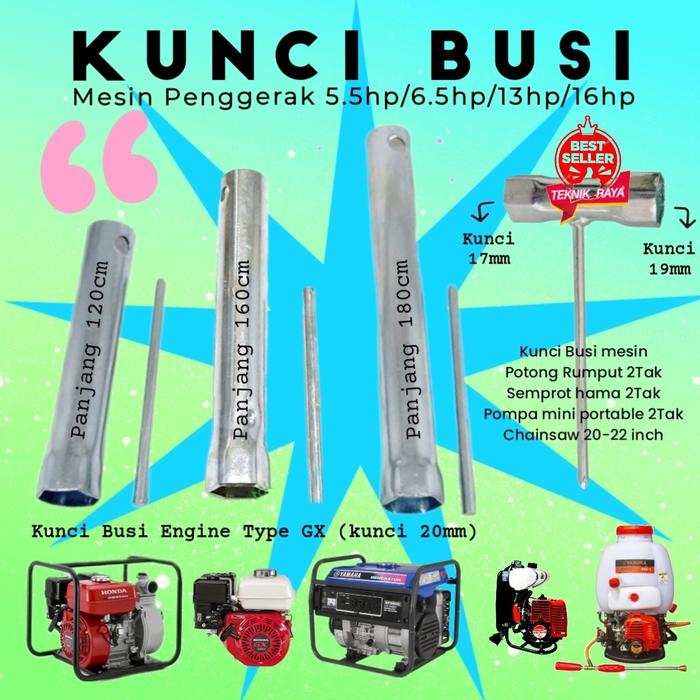 Jual Kunci busi potong rumput | kunci busi mesin diesel alkon - Kota ...