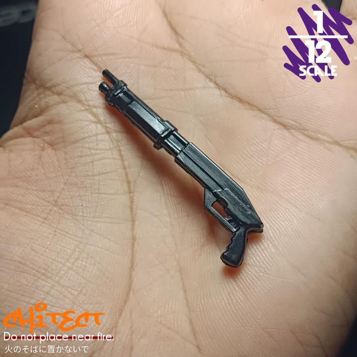 Jual Weapon Shotgun Recast Skala1/12 Kitbash figma,shf,mafex,revoltec ...