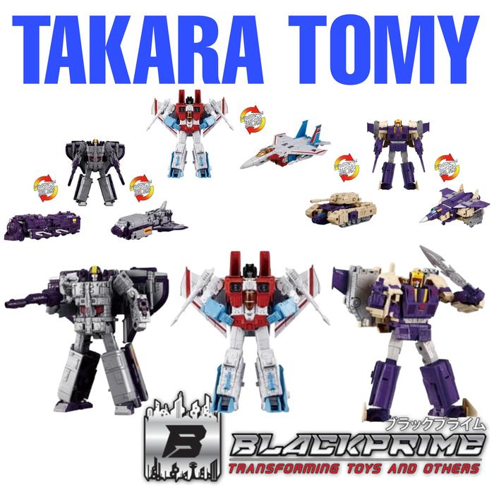 Jual Takara Tomy Dramatic Captures Triple Takeover 3-Pack transformers ...