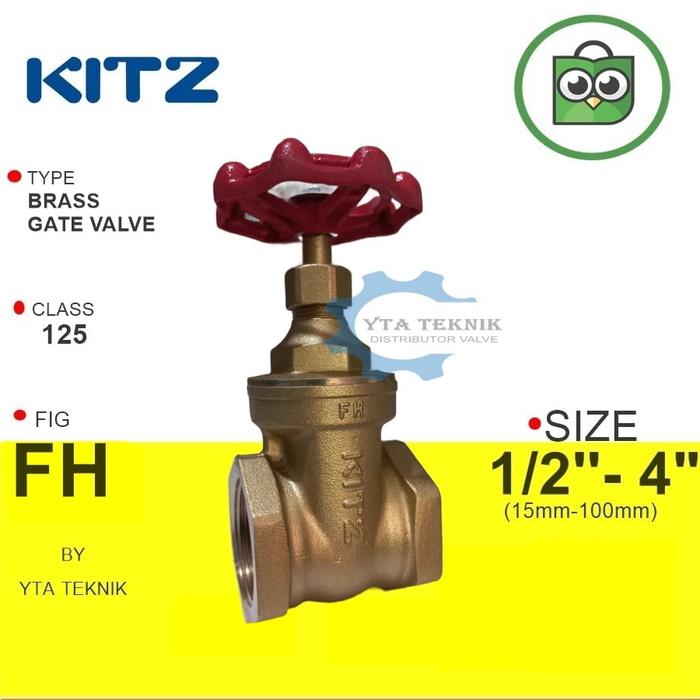 Jual GATE VALVE KITZ 2INCH / STOP KRAN KITZ 2 INCH JAPAN ORIGINAL ...