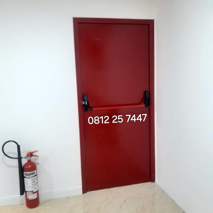 Jual Emergency Exit Rockwool / Pintu Besi Baja Tahan Api / Pintu ...