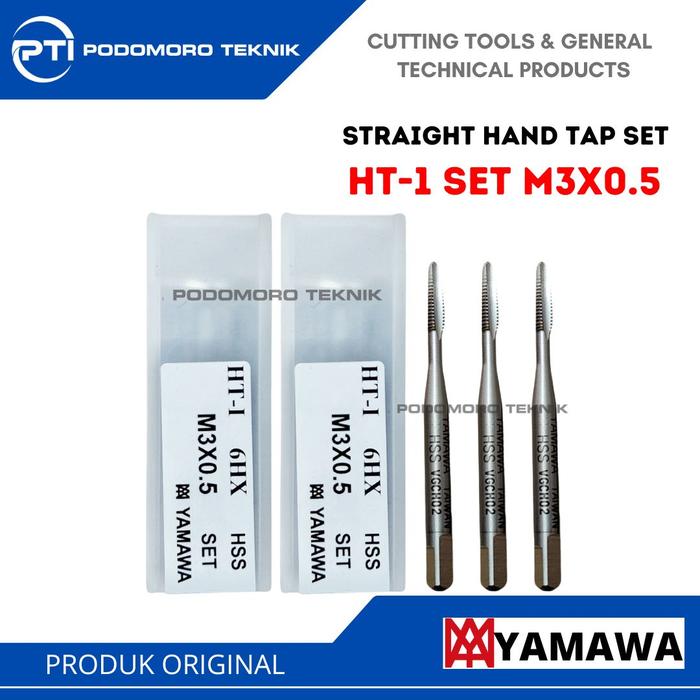 Jual Yamawa Hand Tap M3x0.5 Hand Tap M3 x 0.5 Hand Tap Lurus Merk Yamawa - Kab. Bekasi ...