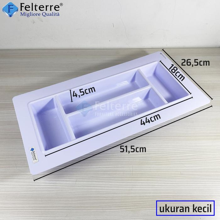 Jual rak sendok modelline | wadah tempat sekat laci sendok garpu sumpit ...