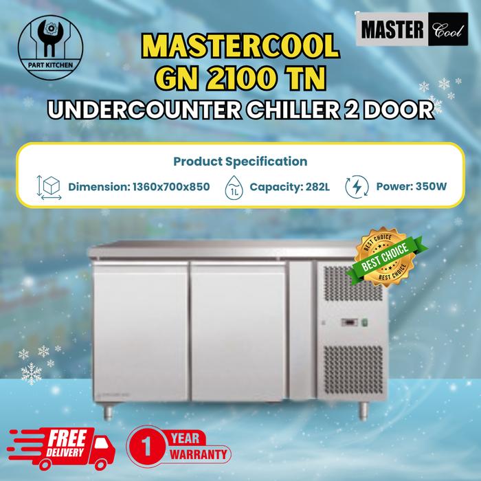 Jual Mastercool Undercounter Chiller 2 Doors GN 2100 TN - Jakarta Pusat ...
